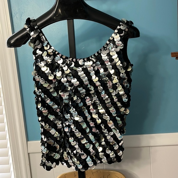 Franklin Simon | Tops | Vintage Franklin Simon Sequined Beaded Lined ...